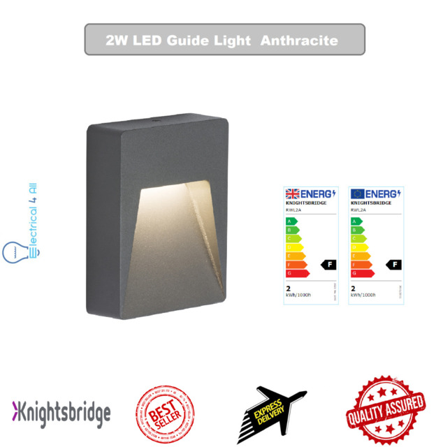 Knightsbridge 2w Led Guide Light Anthracite 230v Ip54 by eBay ...