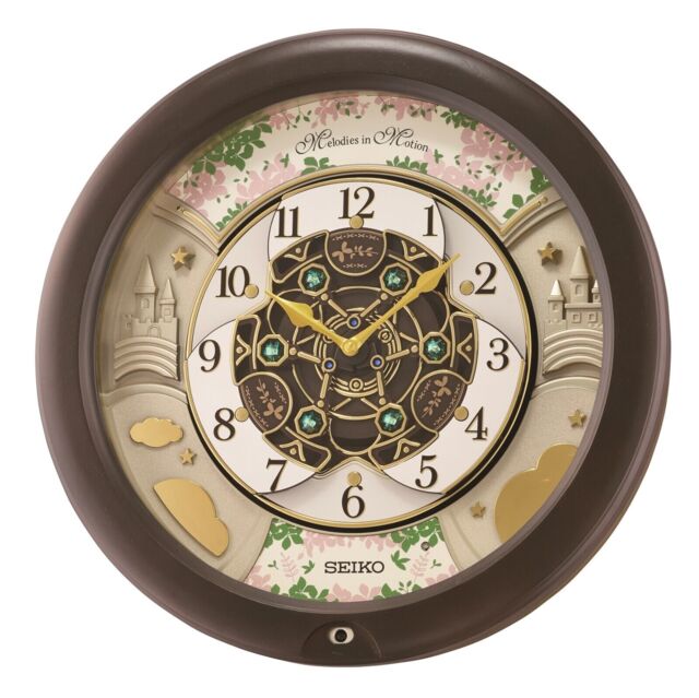 Seiko Musical Melodies In Motion Marionette Clock Qxm391n Our Price by ...