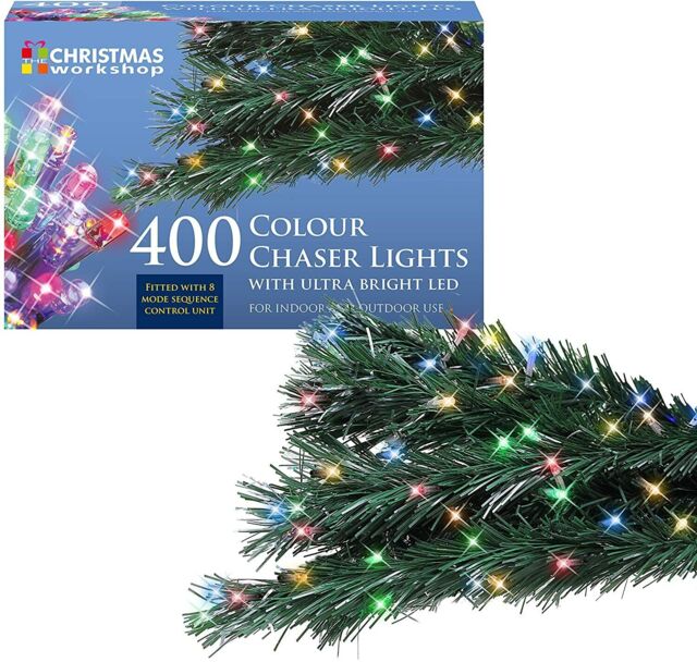 400 Led Chaser Christmas Lights - Multi-coloured - 76110 by eBay ...