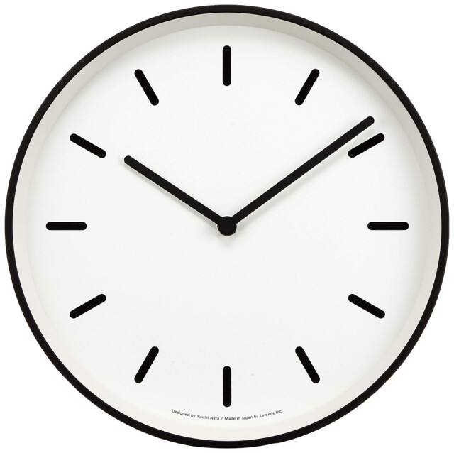 Lemnos Wall Clock Analog Monoclock White Mono Clock White Lc10-20 B Wh ...