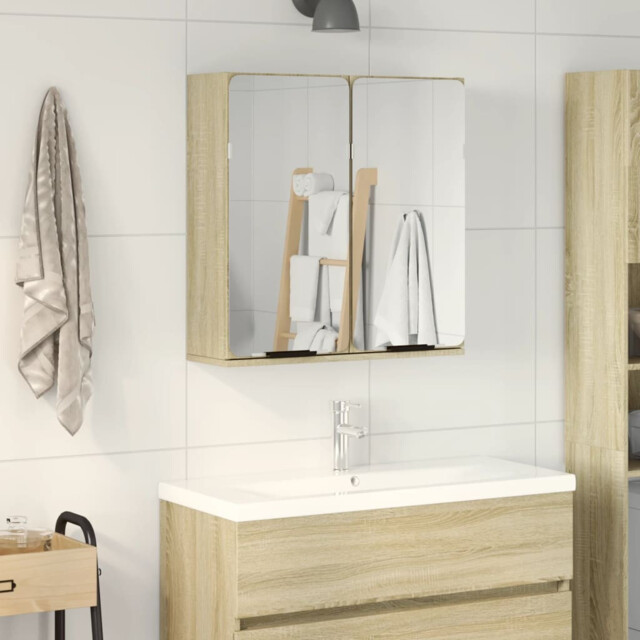 Bathroom Mirror Cabinet Vanity Unit Wall Cabinet Storage Wall Cupboard ...