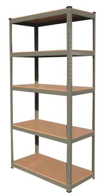 Hilka Garage Shelving Unit Metal Shed Storage Shelves Boltless Shelf by ...