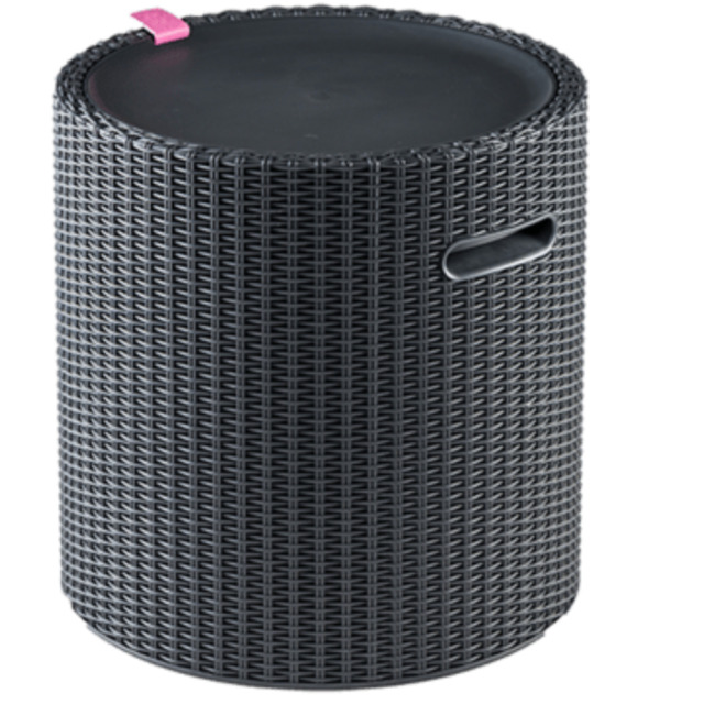 Keter Mia Graphite Cool Stool, Outdoor Cool Bar Ice Cooler 39l by eBay ...