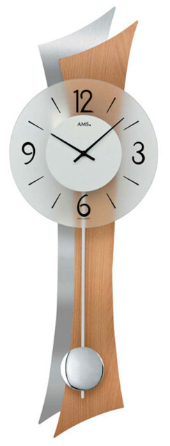Ams 7425 Wall-clock - Series: Ams Wall Clocks Pendulum Clocks Wooden by ...