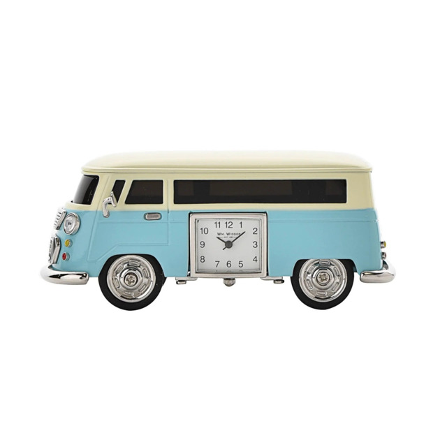William Widdop Metal Miniature Clock - Blue Camper Van by eBay ...