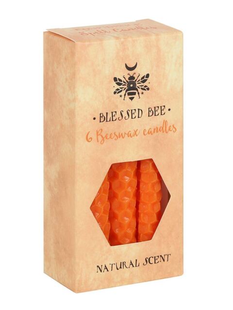 Blessed Bee Orange Beeswax Spell Candles - Confidence & Power by eBay ...