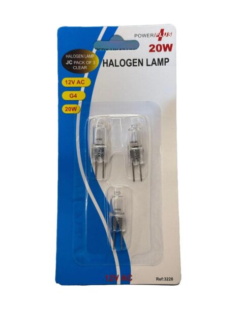 G4 20 Watt 12 Volt Halogen Capsule Lamp Bulb 12v (6 Pcs) by eBay ...