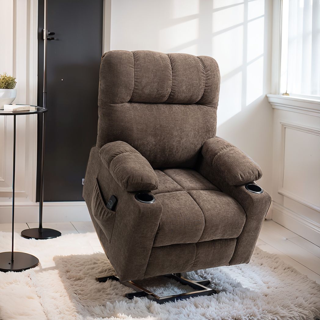 Heavy Duty Riser And Recliner Chair Lift Chair For The Elderly Brown by eBay ufurnish