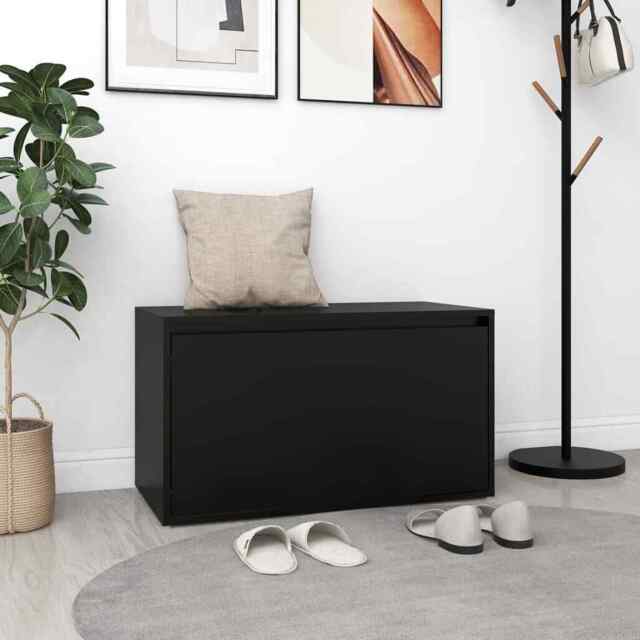 Hall Bench Engineered Wood Hallway Entryway Storage Bench Multi by eBay ...