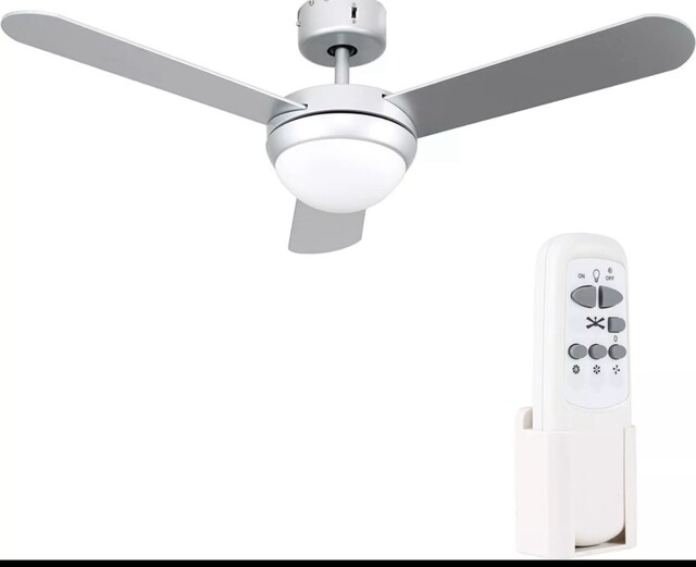 Minisun Taurus 3 Blade Ceiling Fan White With Remote Control 42'' / by ...
