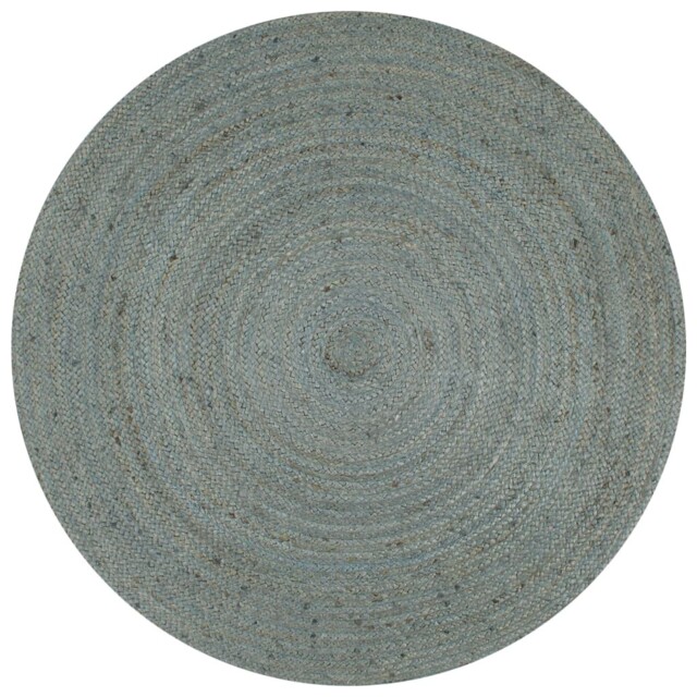 Handmade Olive Green Braided Jute Rug 120 Cm Round Area Carpet For by ...
