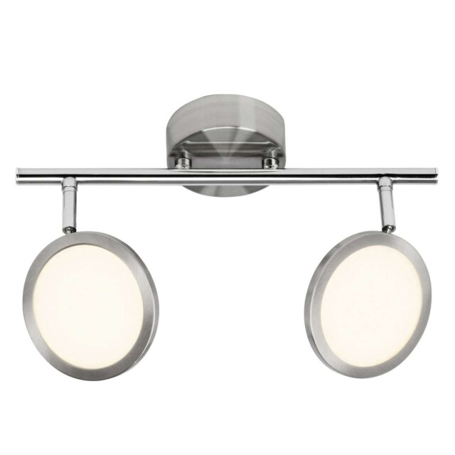 Brilliant Led Ceiling Light Pluto Iron 2 X 5w 1000lm Warm White Lamp by ...