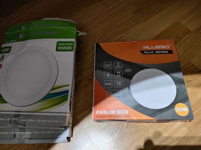 2 X 18w, 1 X 20w Led Round Recessed Flat Panel Down Light Ultra Slim by ...