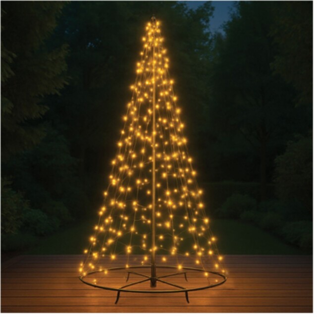 Pre Lit Twinkling Christmas Tree With Copper Gold Led - 6ft, 8ft, 10ft ...