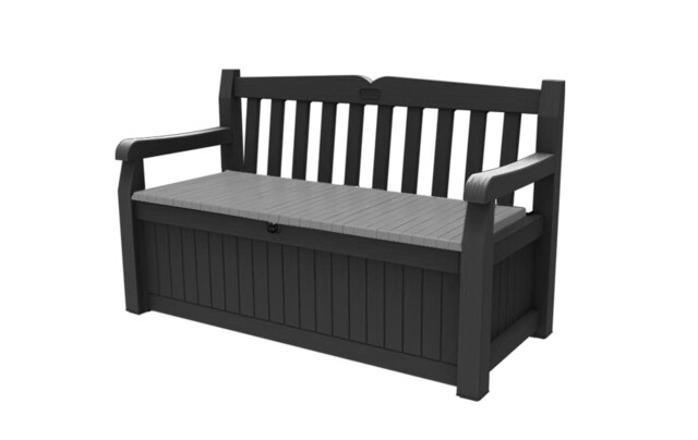 Keter Eden Bench 265l Outdoor 60% Recycled Garden Furniture Storage by ...