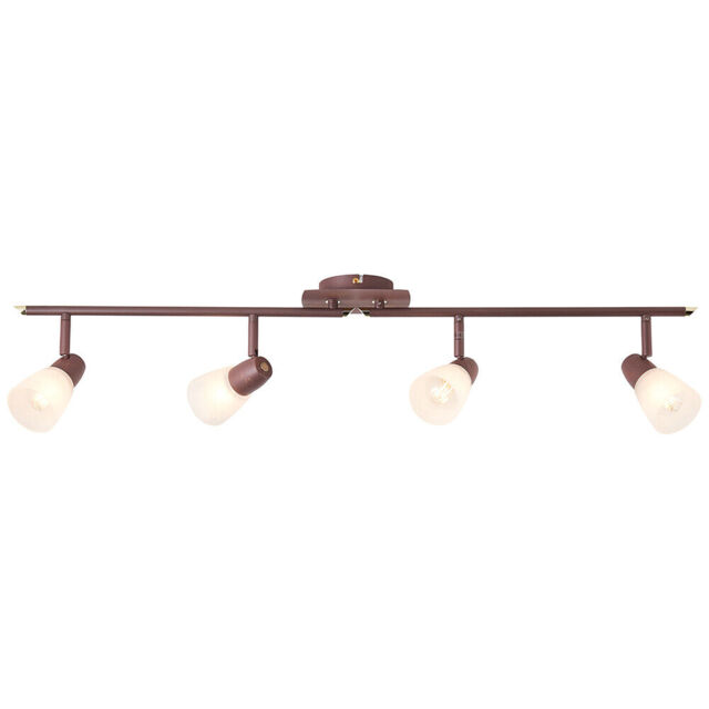 Ceiling Light Lamp Spotlight Milos Copper/alabaster Max. 4 X 40w E14 by ...