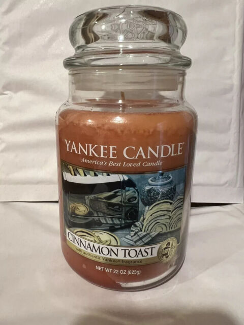 Cinnamon Toast Yankee Candle Large Jar 22oz 623g - A Burners Delight by ...
