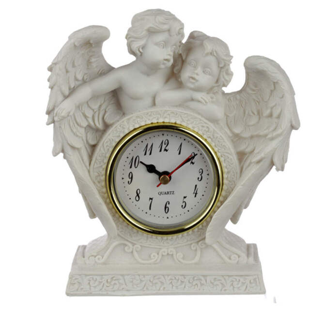 Peace Of Heaven Cherub - Endless Love Mantle Clock by eBay | ufurnish.com