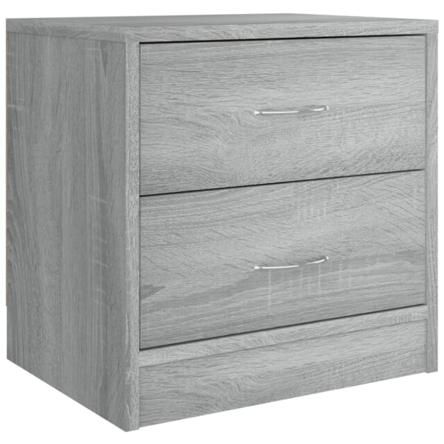 1/2x Bedside Cabinet Chipboard Nightstands Storage Unit Black/white by ...