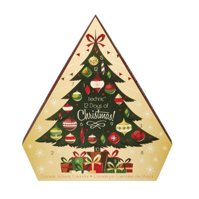 Technic 12 Days Of Christmas Cosmetic Advent Calendar Tree - Christmas ...