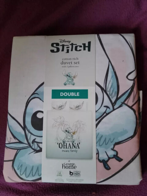 Lilo And Stitch Duvet Cover Set, Double 'ohana Means Family' Disney by ...