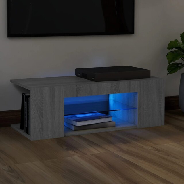 Tv Cabinet With Led Lights Tv Stand Tv Unit Hall Entertainment Cenrtre ...