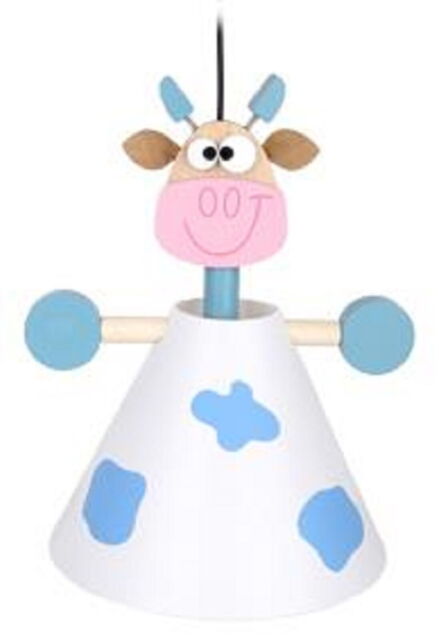 Scratch Europe Children Lamp Cow Blue - Children's Room Ceiling Lamp by ...