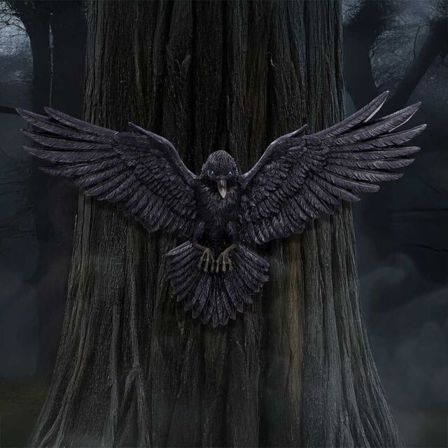 Flight Of The Raven Wall Hanging Decoration - Wall Plaque Nemesis Now ...