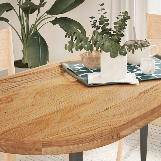 Table Top Replacement Board Diy Dining Table Top Solid Wood Oak Oval by ...
