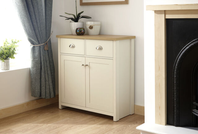 Lancaster Compact Sideboard Cupboard Cabinet Storage Display Shelves by ...