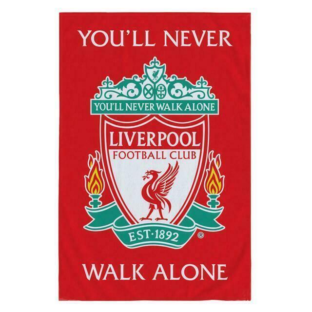 Liverpool Fleece Boy's Blanket - Red / White (‎fb2-lfc-ynw-m-20) by ...