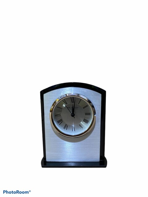 Wm Widdop W2739 Mantel Clock, Black / Silver by eBay | ufurnish.com