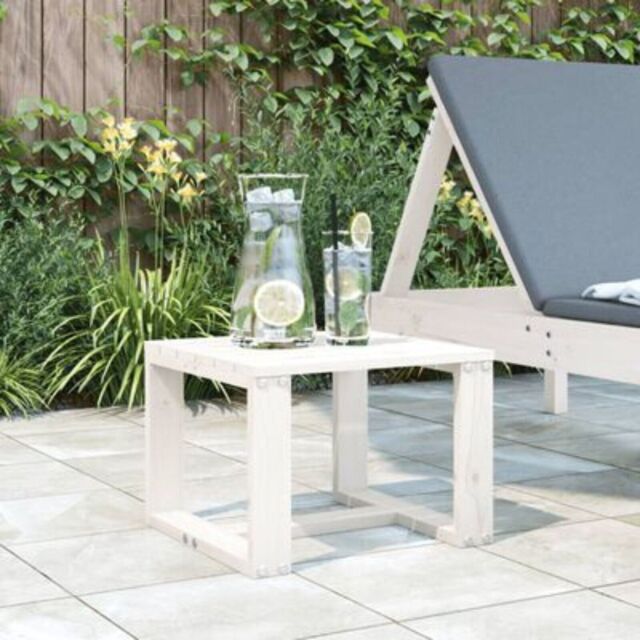 Wooden Side Table Outdoor Garden Tables Drink Snacks Fruit Table Solid ...