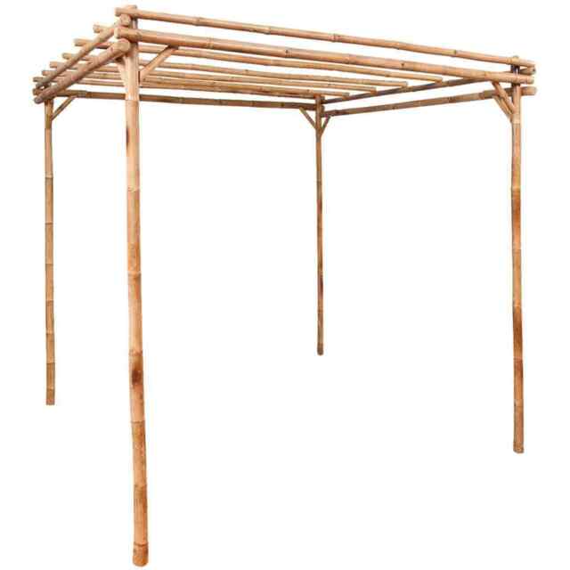 Pergola Bamboo Outdoor Garden Lean-to Planters Entranceway by eBay ...