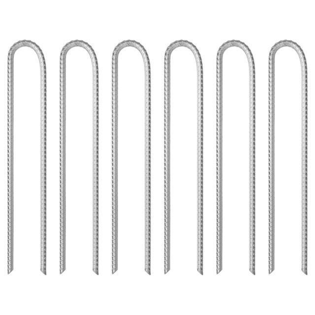 Tent Pegs Ground Peg Outdoor Camping Peg U-shaped Galvanised Steel by ...