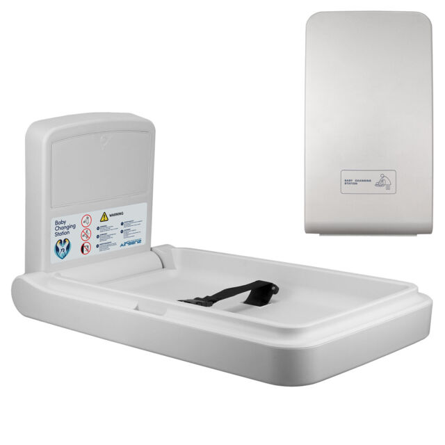 Baby Changing Table Wall Mounted Unit Changer Nappy Station Commercial ...