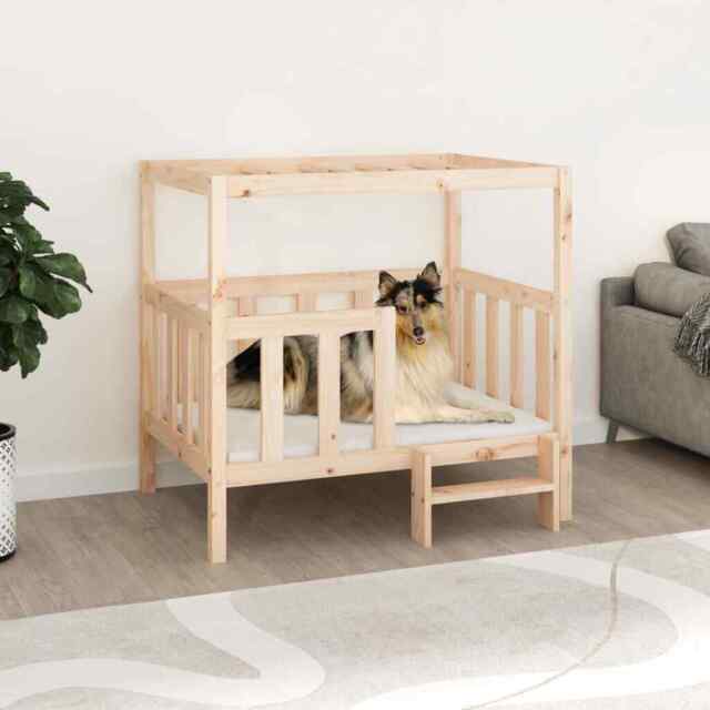 Solid Wood Pine Dog Bed Pet Sofa Puppy Dog Couch Multi Colours/sizes by ...