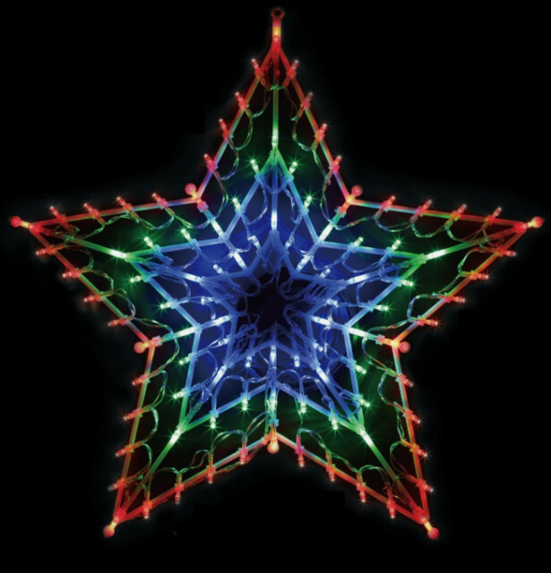 Star Window Light Christmas Spinner Light Silhouette Flashing Xmas by ...