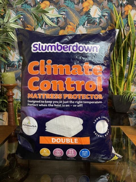 Slumberdown Climate Control Mattress Protector Double Bedding Corner by ...