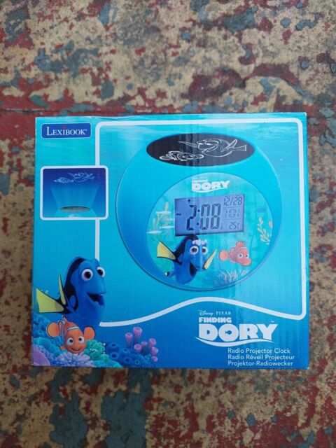 Lexibook Finding Dory Children’s Projector Clock Alarm Timer & Snooze ...