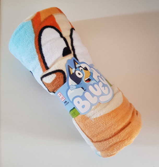 Bluey Beach Towel Official Kids Children Bingo 70 Cm X 140 Cm Asda Fun ...