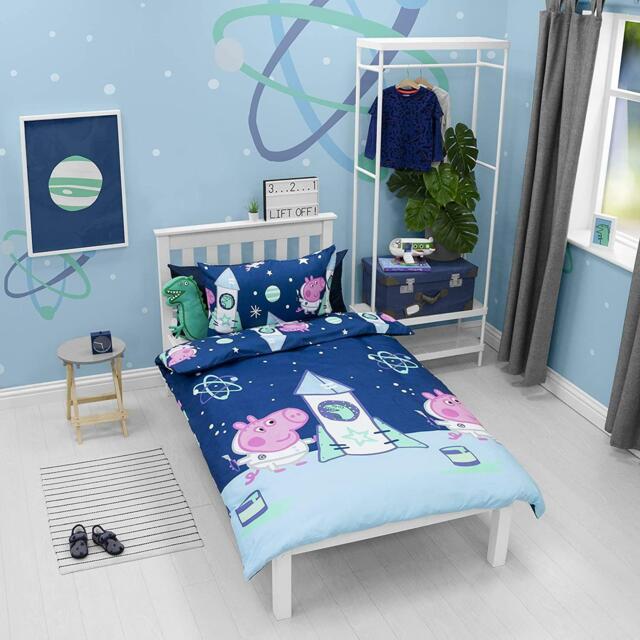 Peppa Pig George Boom Single Duvet Cover Reversible Bedding Set by eBay ...