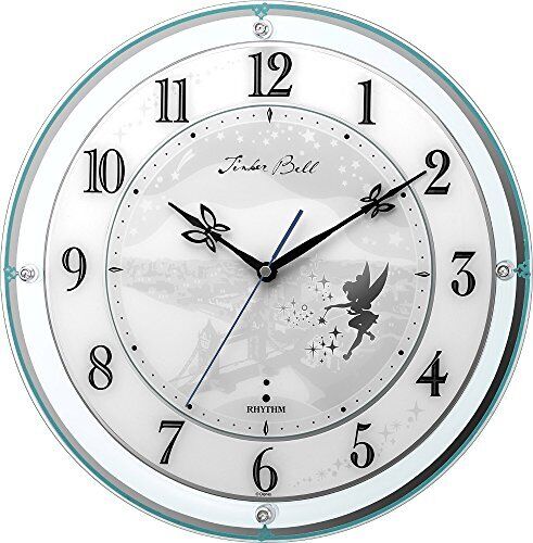 Rhythm Table Clock, Wall Clock Φ34.1x5.4cm Disney Analog Tinker Bell by ...