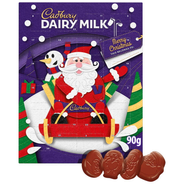 2 X Cadbury Dairy Milk Chocolate Xmas Advent Calendar 90g by eBay ...