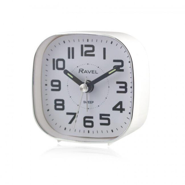 Ravel Petite Bedside Quartz Alarm Clock - White Rc038.4 by eBay ...