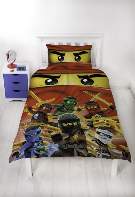 Lego Ninjago Collective Single Panel Duvet Reversible Bedding Set by ...