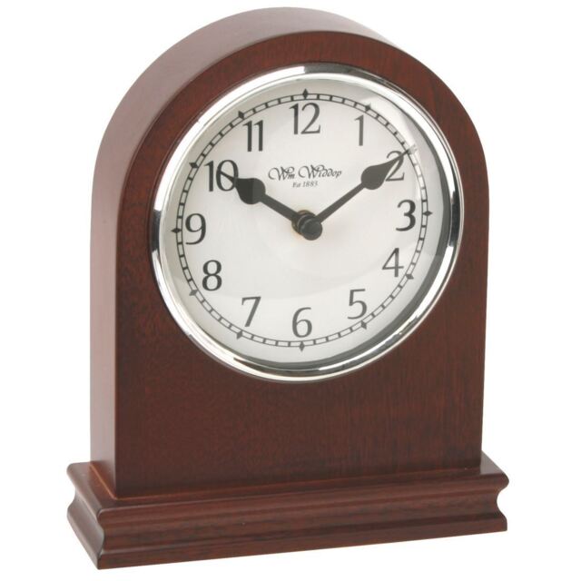 Wm.widdop Arched Walnut Wood Mantel Clock With Arabic Dial by eBay ...