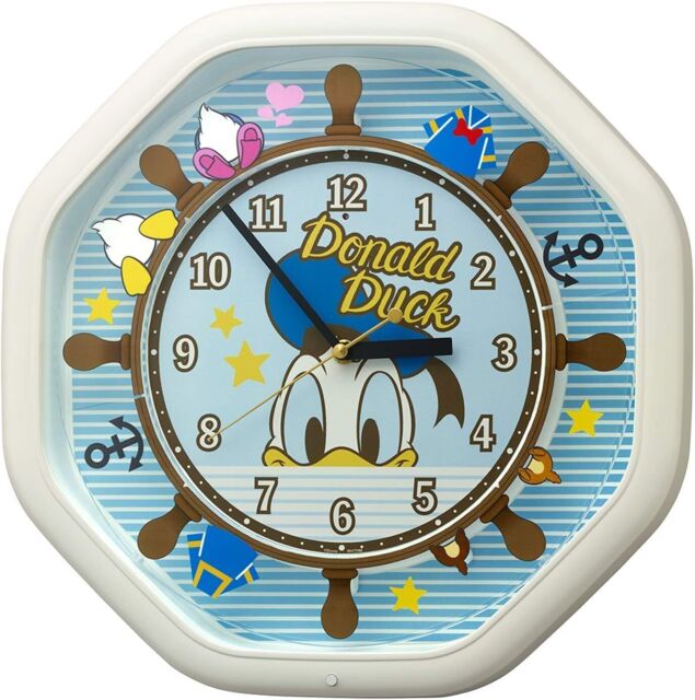 Rhythm Disney Donald Duck Wall Clock Karakuri Clock With 4 Disney by ...
