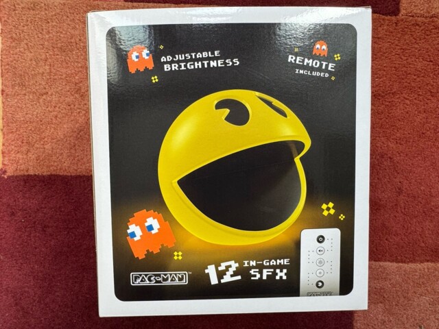 Pac-man 3d Night Light Mood Lamp 12 Sound Remote Control Adjustable by ...