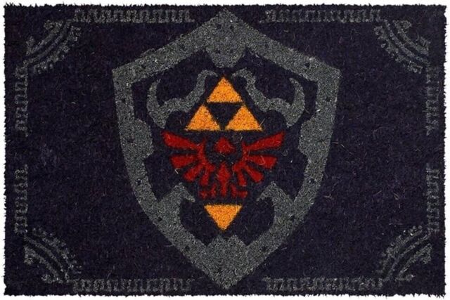 Doormat Nintendo Zelda Hylia Shield Logo Coconut Fiber 60 X 40 Cm by ...